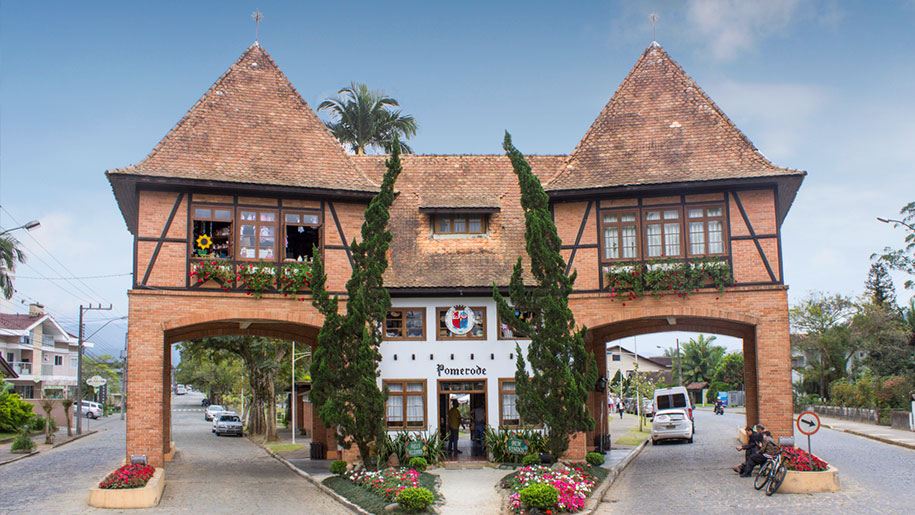 Mapa integrado reúne rotas turísticas de Pomerode » Hotel 10